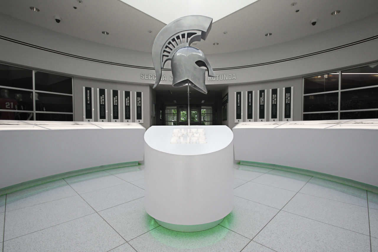 Custom Millwork and LED Technology Centerpiece - SEG Systems