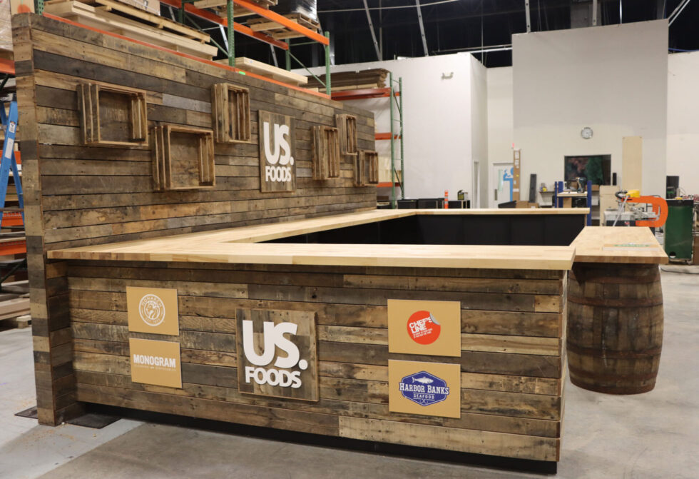Millwork Tradeshow Booth US Foods - SEG Systems